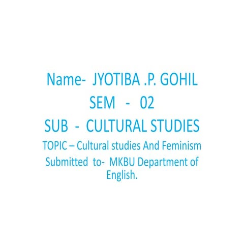 Cultural | PPTX