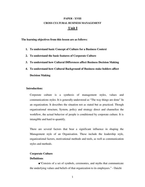 Cultural changes | PPT