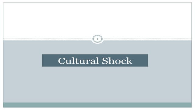 Infographic Definition Of Culture Shock