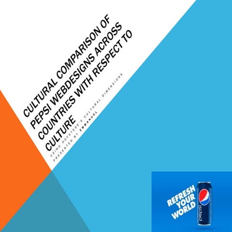 Cross-Cultural analysis of pepsi web-design across different countries ...
