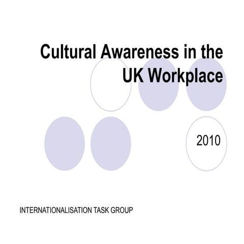 Cultural awareness training booklet with description | PPT