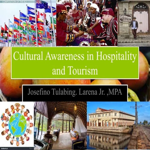 Cultural Awareness in Tourism & Hospitality | PPTX