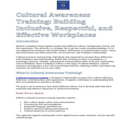 Cultural Awareness Training..........pdf