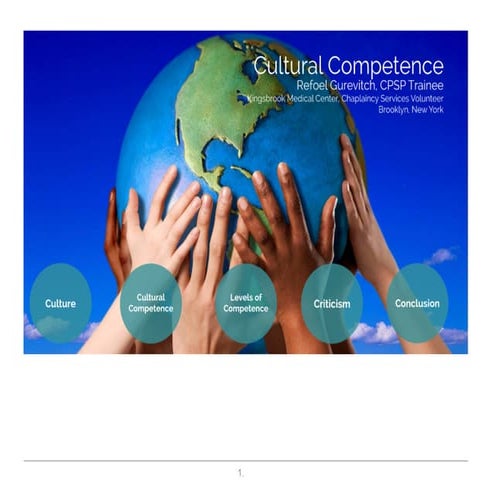 Cultural Competency in Clinical Setting for Chaplains and Pastoral Care ...
