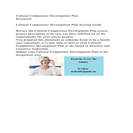 Cultural Competence Development PlanResourcesCultural Competen.docx
