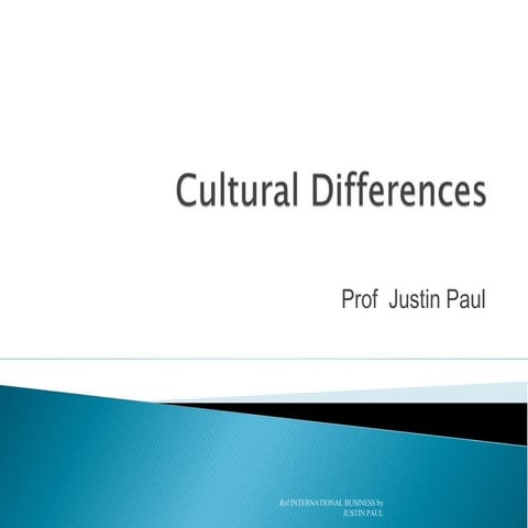 Cultural differences | PPT