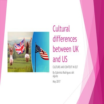 Cultural differences between uk and us | PPTX