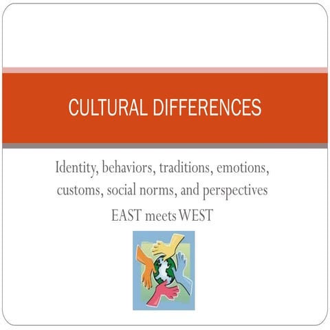 Cultural differences speech | PPT