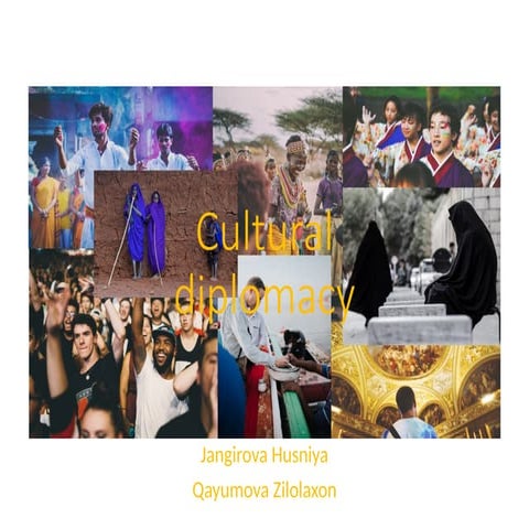 Cultural diplomacy in translation studies | PPTX