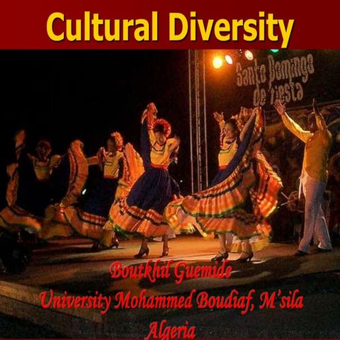 Introduction to Cultural Diversity | PPTX