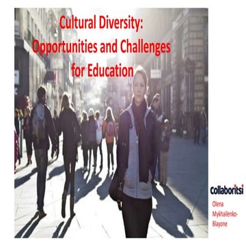 Cultural diversity and education | PPTX
