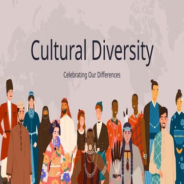 Cultural Diversity Education Presentation In Colorful Beige Illustrated ...