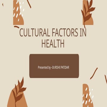 Cultural factors in health.pptx