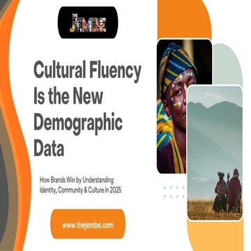 Cultural Fluency Is the New Demographic Data | PDF