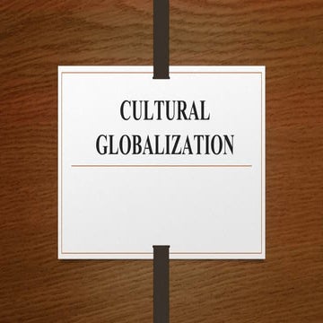 Cultural Globalization Powerpoint Presentation.pdf