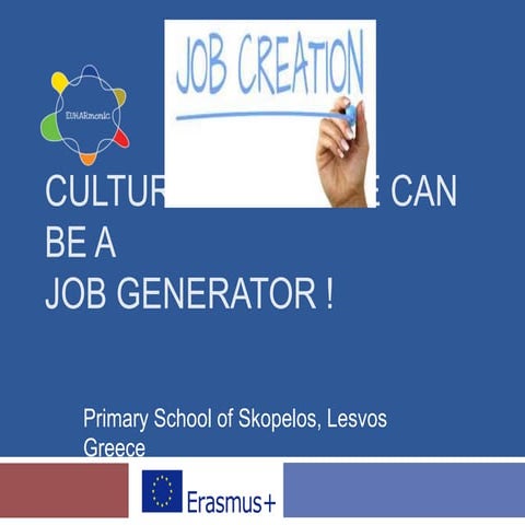 Cultural heritage as job generator | PPTX | Museums & Galleries ...