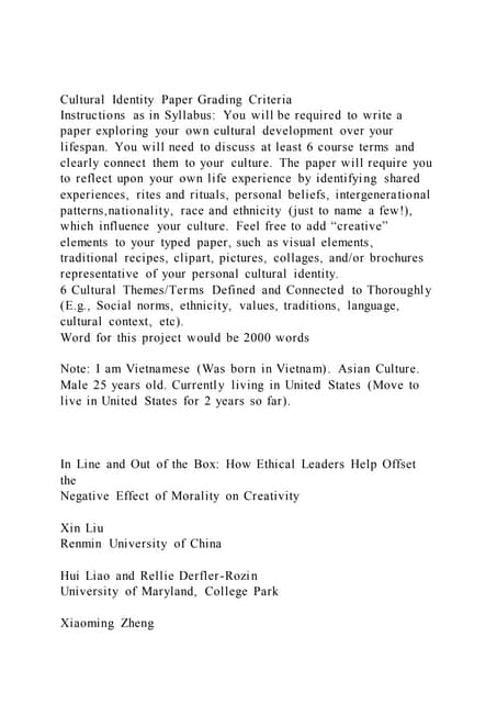 Organizational Identification and Volunteer Involvement | PPT