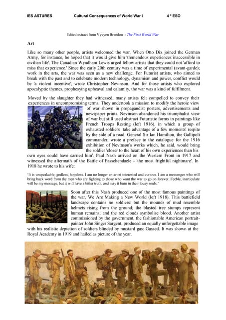 War in art 2017 2018. | PPTX | Painting | Arts and Crafts