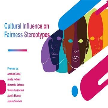 Cultural influence on Fairness Stereotypes. | PPT