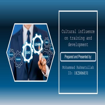 Cultural influence on training and development.pptx