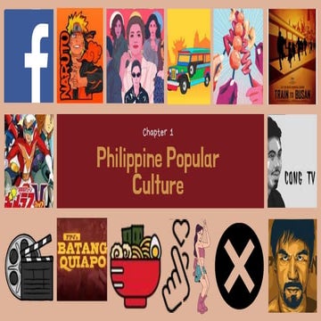 Understanding Culture and Popular Culture in the Philippines | PPTX
