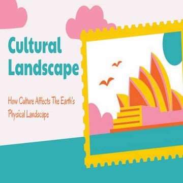 Cultural Landscape Lesson.pptxculturassa | PPTX
