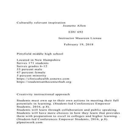 Culturally relevant inspiration .docx