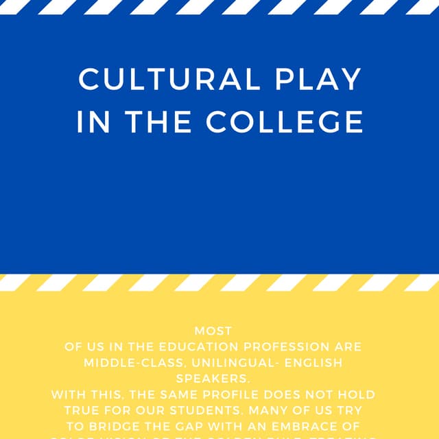 Cultural play in the college | PDF