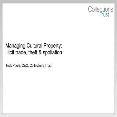 Introduction to Cultural Property | PPT