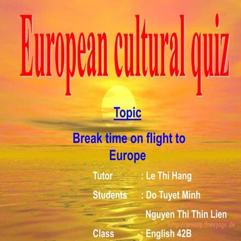 Cultural quiz 2.ppt