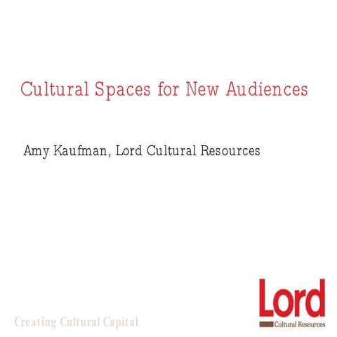 Cultural space ak | PPT
