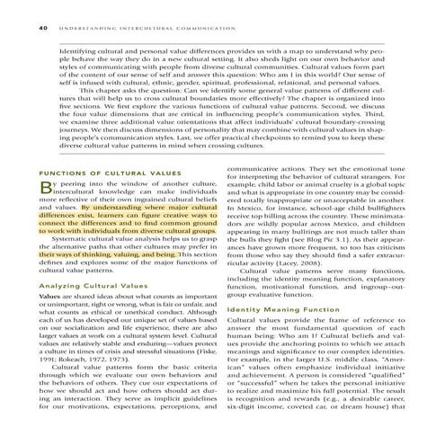 Cultural value dimensions Cultural value dimensions Cultural value ...