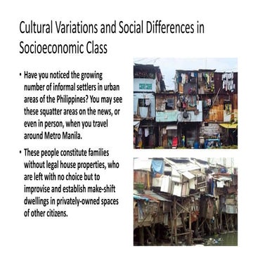 Cultural Variations and Social Differences in Socioeconomic Class.pptx