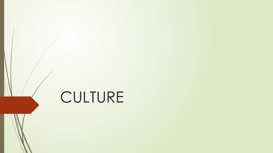 Culture | PPTX