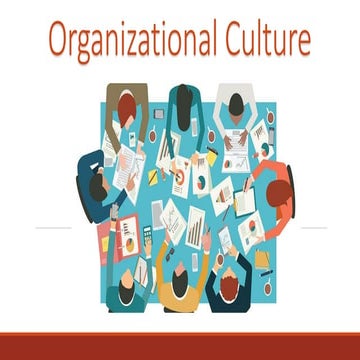 Culture in organization (chapter 1) organizational behaviour | PPTX