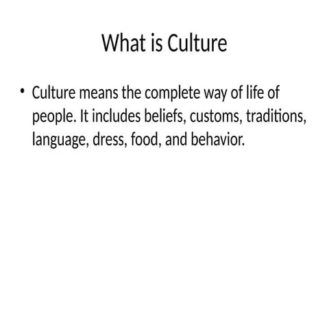 Culture Chapter Three Sociology presentation | PPTX