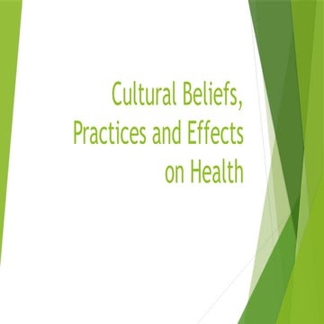 CULTURE AND BELIEFS IN SOCIO-ANTHROPOLOGY | PPTX