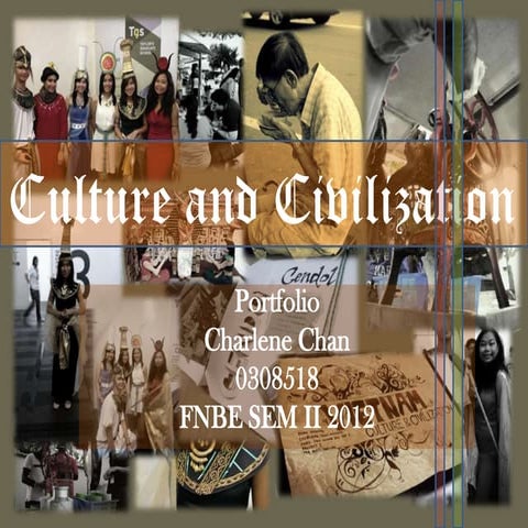 Culture and civilization portfolio | PPT
