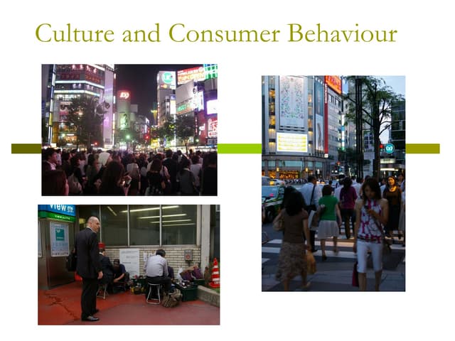 The influence of culture on consumer behaviour | PPTX