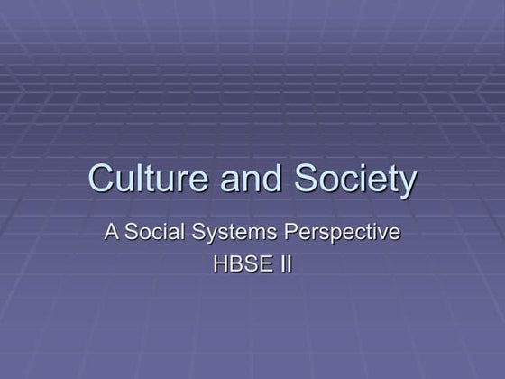 Society | PPT