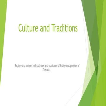 Culture and traditions 2 | PPTX