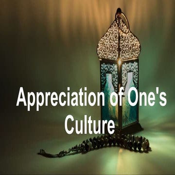 Culture Appreciation | PPTX