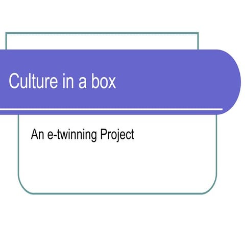 Culture Capsule | PPT