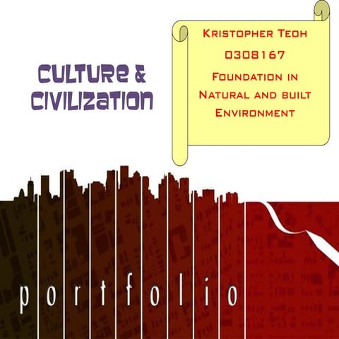 Culture & Civilization E-Portfolio | PPTX