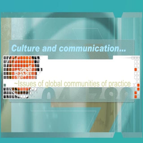 Culture Communication | PPT