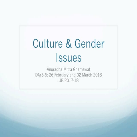 UCSP 11_12 Q1 0101 Cultural Variations and Social Differences in Gender ...