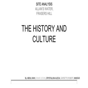 Culture&historyanalysis | PPT