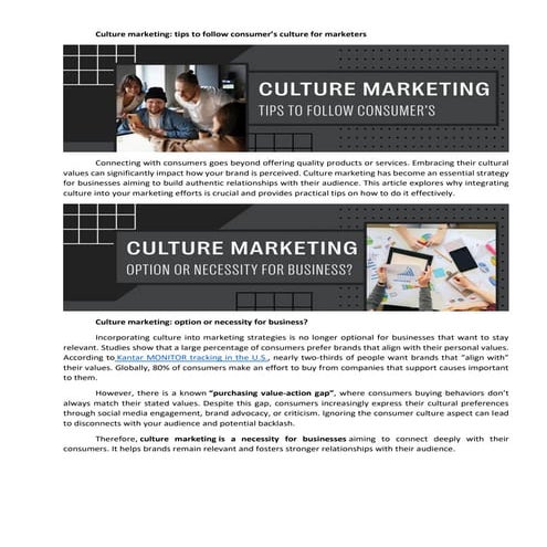 Culture marketing tips to follow consumer’s culture for marketers.pdf