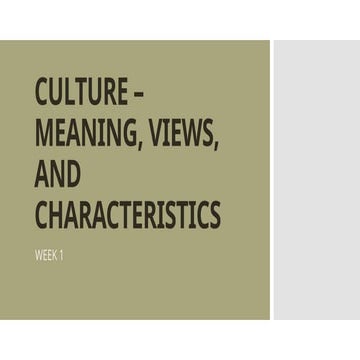 Understanding Culture and Popular Culture in the Philippines | PPTX