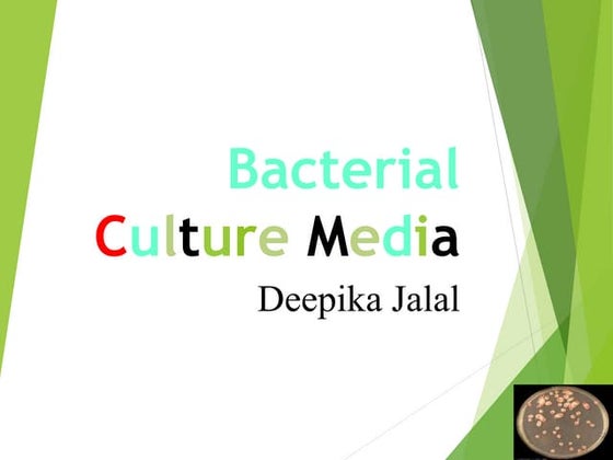 Culture media solid, liquid, use of agar | PPT